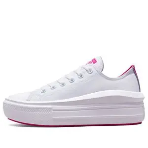 CONVERSE Chuck Taylor All Star Move Low Top Sneakers - White/pink