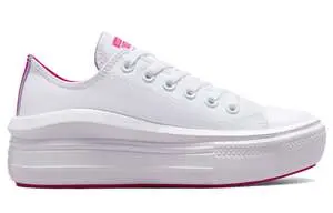 CONVERSE Chuck Taylor All Star Move Low Top Sneakers - White/pink