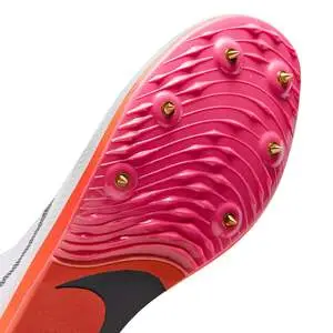 Nike Zoomx Dragonfly "rawdacious" Athletic Spikes - White/grey/orange