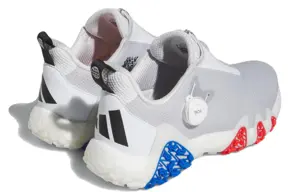 Adidas Codechaos 22 Boa Spikeless Performance Golf Shoes - White/blue/red