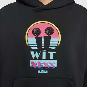 Nike Lebron Standard Issue Hoodie 'miami Twice