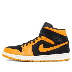 JORDAN Air Jordan 1 Mid Sneakers Black/orange Peel-sail