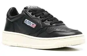 AUTRY Medalist Low Goat Skin Sneakers - Black