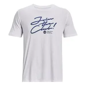 Under Armour Join The Club T-shirt 'white - White/blue