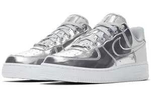 Nike Force 1 Sp Liquid Metal Chrome Sneakers