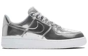 Nike Force 1 Sp Liquid Metal Chrome Sneakers