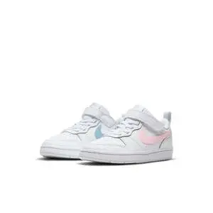 Nike Court Borough Low 2 Sneakers - White/pink