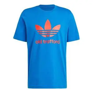 Adidas Originals Manchester United Og Trefoil T-shirt - Blue