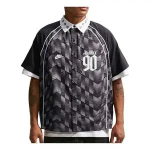 Nike Dri-fit Bowler Skateboard Shirt - Black/white