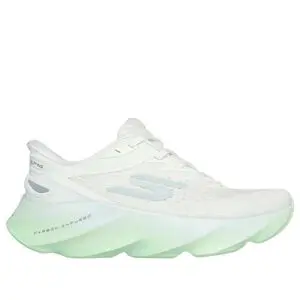 Sketchers Slip-ins Aero Burst Sneakers - Off White/green
