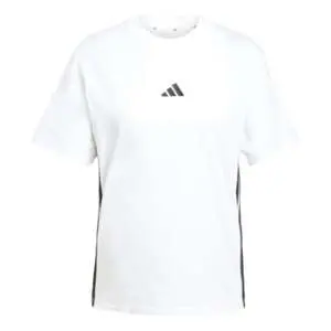 Adidas Essentials 3-stripes T-shirt - White