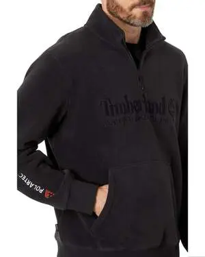 Timberland Linear Logo 1/4 Zip Sweatshirt