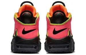 Nike More Uptempo High Top Sneakers - Black/pink