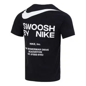 Nike Big Swoosh Cotton T-shirt - Black/multi-color
