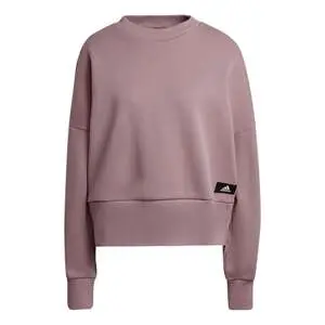 Adidas W Fi 3s Crew Stripe Sports Pullover - Tan