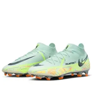 Nike Phantom Gt2 Df Elite Fg "bonded Pack" Soccer Cleats - Green/orange