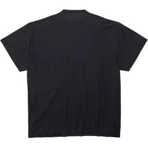 Balenciaga Ai Logo Inside Out Oversized T-shirt - Black