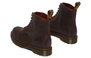 Dr. Martens 1460 Pascal Waxed Full Grain Leather Lace Up Boots - Chestnut