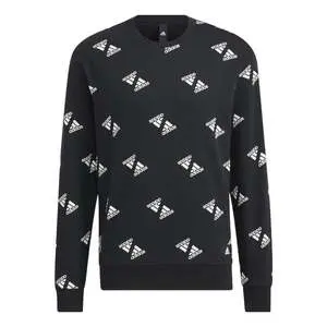 Adidas All-over Print Logo Crewneck Pullover - Default Color
