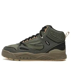 FILA Mid Top Skate Shoes - Green/black