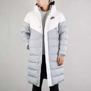 Nike Windrunner Down Fill Long Hoodie Down Jacket For Gray