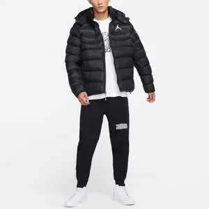 JORDAN Air Padded Hooded Zip-up Jacket