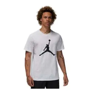 JORDAN Ss22 Logo Pattern Printing Round Neck Short Sleeve White T-shirt - Multi-color