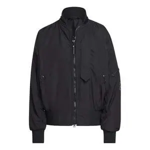 Adidas By Stella Mccartney Woven Bomber Jacket - Black