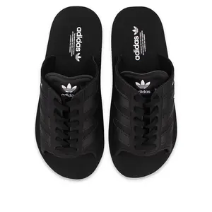 Adidas Gazelle Beach Slides - Black