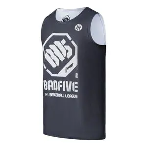LI-NING Bad Five Series Jersey Grey White