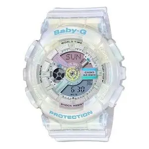 Casio Baby-g Digital-analog Watch - Clear/pink/yellow