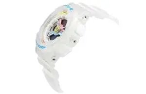 Casio Baby-g Digital-analog Watch - Clear/pink/yellow