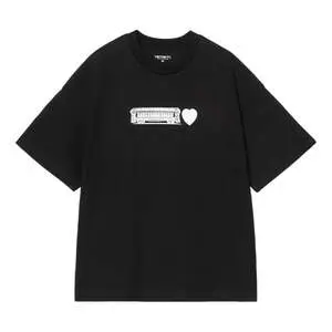 Carhartt Work In Progress Deconstructed Label Short Sleeve T-shirt - Black