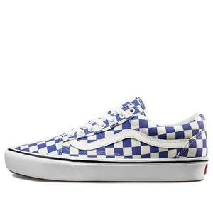 VANS Old Skool Comfycush Checkerboard Sneaker - Blue/white