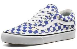 VANS Old Skool Comfycush Checkerboard Sneaker - Blue/white