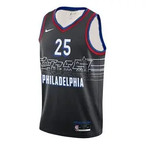 Nike Ben Simmons Philadelphia 76ers Basketball Jersey - Black