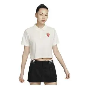 Nike Graphic Polo Shirt - White/red