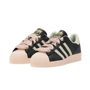 Adidas Superstar 82 Sneakers With Pink Ribbon Laces