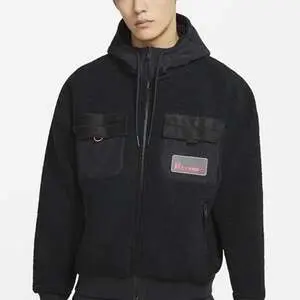 JORDAN Air Zipper Fleece Hooded Jacket