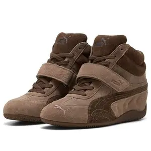 PUMA X Alexander Mcqueen Speedcat Mid Wedge Sneakers - Brown