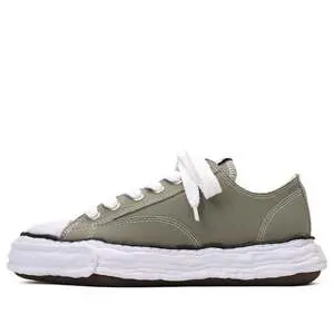 Mihara Yasuhiro Maison MIHARA YASUHIRO Peterson 23 OG Sole Canvas Low Top Sneakers Green