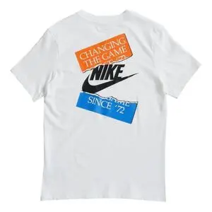 Nike Nsw Logo Round Neck Short Sleeve - White