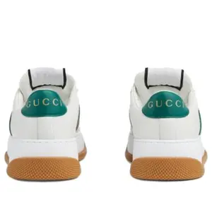Gucci Screener Sneakers - White/green/red