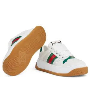 Gucci Screener Sneakers - White/green/red