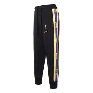 Nike Los Angeles Lakers Basketball Sports Pants - Black