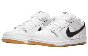 Nike Dunk Low Pro Iso Sb "orange Label" Sneakers - White/black