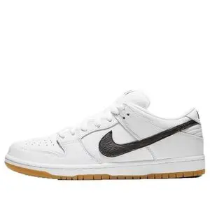 Nike Dunk Low Pro Iso Sb "orange Label" Sneakers - White/black