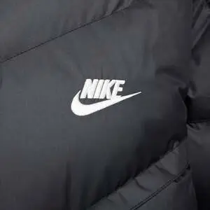 Nike Windrunner Primaloft Storm-fit Hooded Parka Jacket - Black/sail