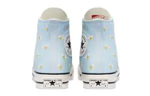 CONVERSE Chuck 70 High Top Embroidered Floral Print Chambray Blue - Blue/multi-color