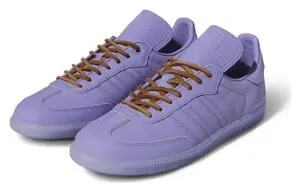 Adidas X Pharrell Humanrace Samba Sneakers - Purple/brown